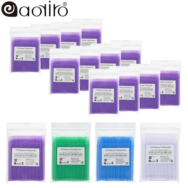 【内容量】12袋（約1200本）【材質】 PP、ファイバー（毛羽）【特徴】・毛羽立ちしにくいです。・使い捨てで衛生的です。・先端が折り曲げできます。・細かい溝の掃除ができます。【こんな人にオススメ】まつ毛エクステの施術に、まつげパーマの施術...