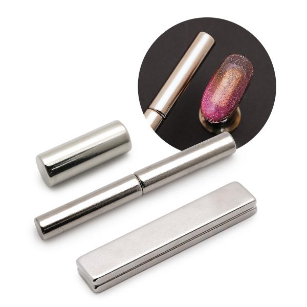 【内容量】円柱型：2本入り太い円柱型：1本入り板型：2本入り【タイプとサイズ】円柱型：約6*27~30mm太い円柱型：約10*27~30mm板型：約10*50*3mm【特徴】 ・マグネットスティックをジェルに当てることで、マグネットジェルに...