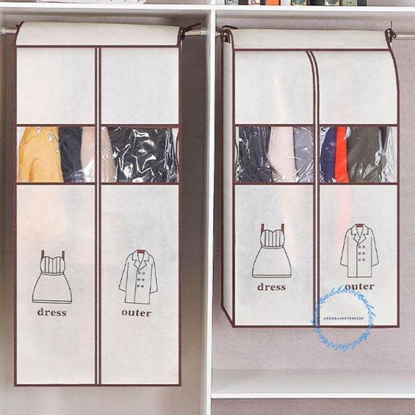 ■ 品名：衣装カバー■ 素材：不織布■ カラー：A■ サイズ：S-2XL衣装カバー 洋服カバー 半透明タイプ まとめてタイプ ホコリ防止 衣替え 衣類収納ケース 取り付け簡単 衣類カバー ウエアカバー 洋服カバー 衣類 マチ付き 収納カバー...