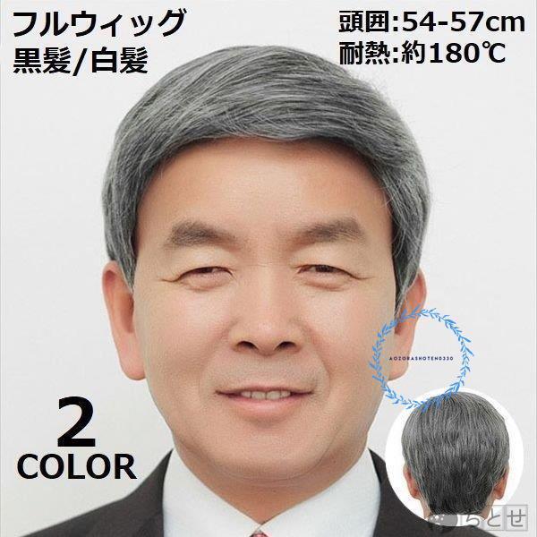 自然な白髪のメンズ用フルウィッグです。アイロンドライヤー使用OK！アレンジ自由自在【サイズについて】頭囲：約54-57cm耐熱：約180℃測り方により誤差が生じる場合がございます。同じサイズでも色やデザインによって大きさが異なる場合もござい...