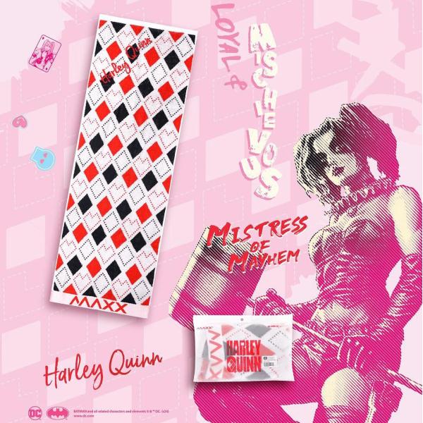 【JOKER | HARLEY QUINN SERIES】MAXXとハーレークインのコラボレーションタオル。柔らかい肌ざわりで汗をしっかり吸収。フェイスタオルよりもゆとりのあるサイズ感であらゆる場面で重宝します。バドミントン以外のスポーツや...