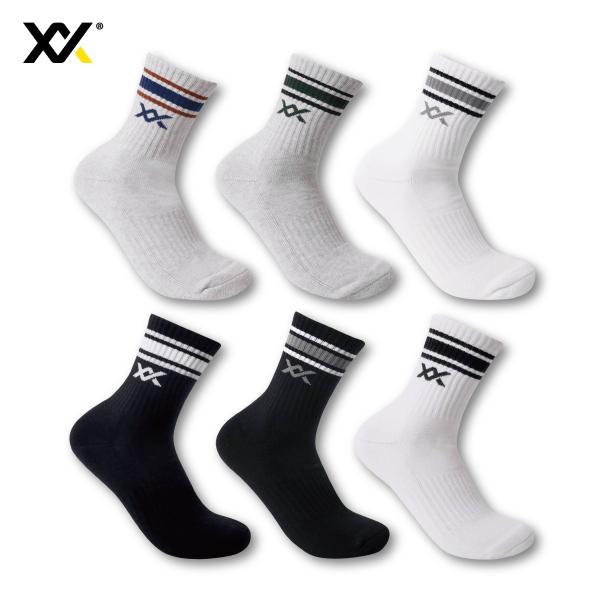 肌触りの良い柔らかな素材と、優れた伸縮性を兼ね備えた中厚手のミドル丈ソックス。快適なフィット感と動きやすさを追求し、長時間の着用でもストレスを感じにくい仕様になっています。クラシックでシンプルなデザインは、どんなシューズとも相性抜群。22-...