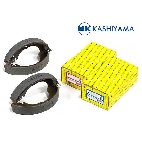 ブレーキシュー MK樫山 エムケーカシヤマ ブレーキライニング ブレーキ ライニング シュー Brake shoe ADバン 日産 AD VAN エーディー ニッサン NISSAN 日産自動車 front 前面 正面 リヤ リアー リヤー ...
