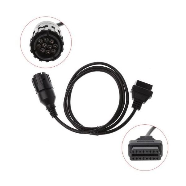 ケーブル ビーエムダブリュー ビーエムダブル ビーエム BMW 10ピン 16ピン OBD2診断 ケーブル アダプタ BMW ICOM Dオートバイ