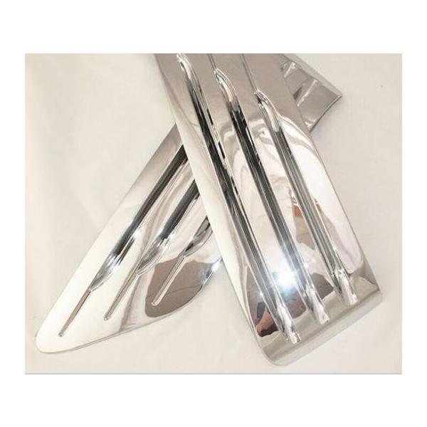 automobile motorcar オートモービル モーターカー カー 車 自動車 車両クローム サイド ウィンド カバー 適用: トヨタ ランドクルーザー プラド FJ90 3400 スポイラー SUV ABS プラド 90