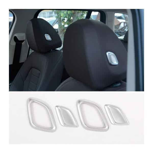 automobile motorcar オートモービル モーターカー カー 車 自動車 車両 BUTTEN ビーエムダブリュー ビーエムダブル ビーエム BMW クローム ヘッドレスト コントロール アジャスター ボタン カバー トリム 適...