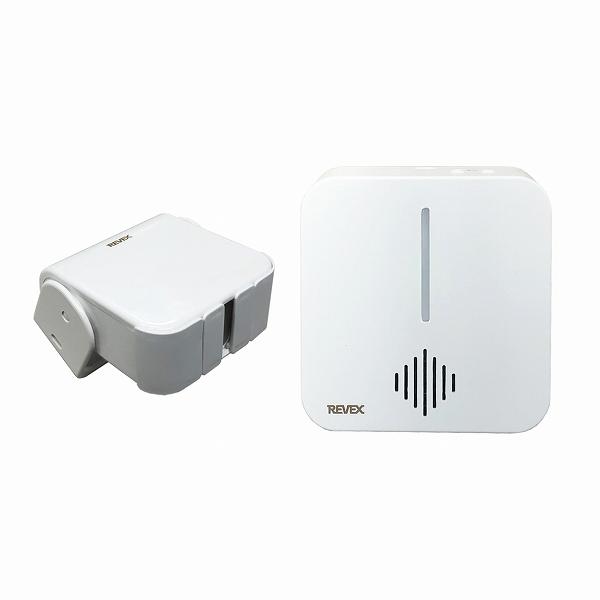 人感センサーコールセット リーベックス/REVEX りーべっくす 見守り 介護 玄関 ドアチャイム 呼び鈴 ベル 人感センサー 防犯 店舗 出入り 侵入者 徘徊防止 防犯機器 安全機器 老人対策器具 無線周辺機器 ノベルティ・ギフト用品 4...