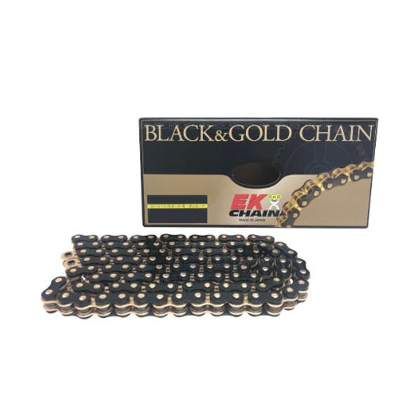 シールチェーン EKチェーン/江沼チェーン 530ZVX3 BK;GP EK CHAIN エヌマチェーン バイクチェーン チェーン ドライブチェーン バイク用チェーン モーターサイクル用チェーン seal chain EKシールチェーン カ...