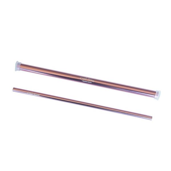 アルミストローケース＆ストローセット 104744 0007051 ストロー アルミニウム 再利用 pink 桃 桃色 携帯用 マイストロー 生活雑貨 日用雑貨 キッチン雑貨 キッチン用品 4513454104744
