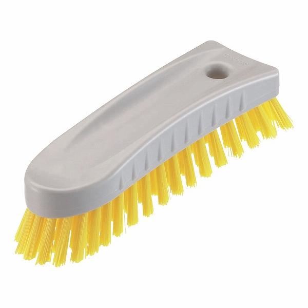 ハンドブラシ CONDOR(コンドル) 山崎産業 こんどる グリップ ブラシ 洗浄 クリーニング用品 クリーニング作業 色分け HACCP ハサップ ハード毛 黄 kitchin tool キッチンツール キッチン用品 キッチングッズ 調理...