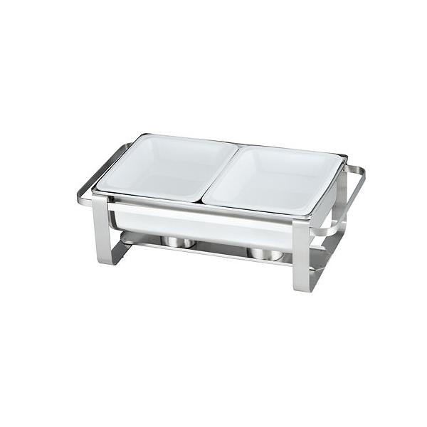 角チェーフィング KINGO 2102-2FN-PA210 NTEL001 キンゴー 金吾 チェーフィング チェーフィングディッシュ チューフィング チューフィングディッシュ フードウォーマー ビュッフェ バイキング バンケットウェア 保温...