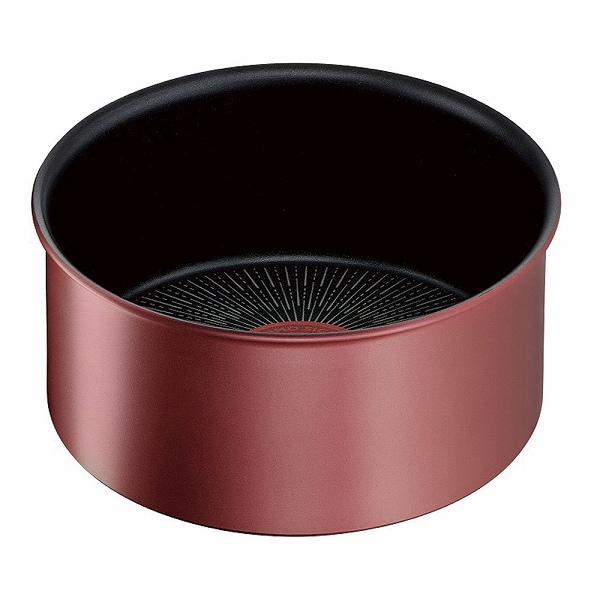 IHルージュアンリミテッド ソースパン ティファール(T-fal) L38330 AIV8002 てぃふぁーる 片手鍋 料理鍋 調理用鍋 単品 取っ手の取れる チタンインテンスコーティング チタン コーティング お知らせマーク IH IH対...
