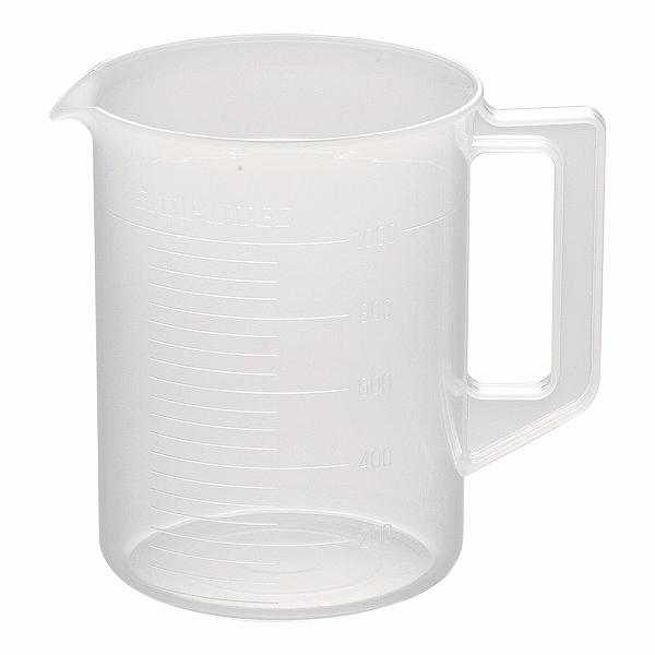 ポリプロピレン手付ビーカー サンプラテック(SANPLATEC) 01030 BBC05030 ビーカー 計量カップ メジャーカップ メジャリングカップ 水マス 計量 プラスチック 実験 1000ml 1000ミリリットル 1L 1リットル...