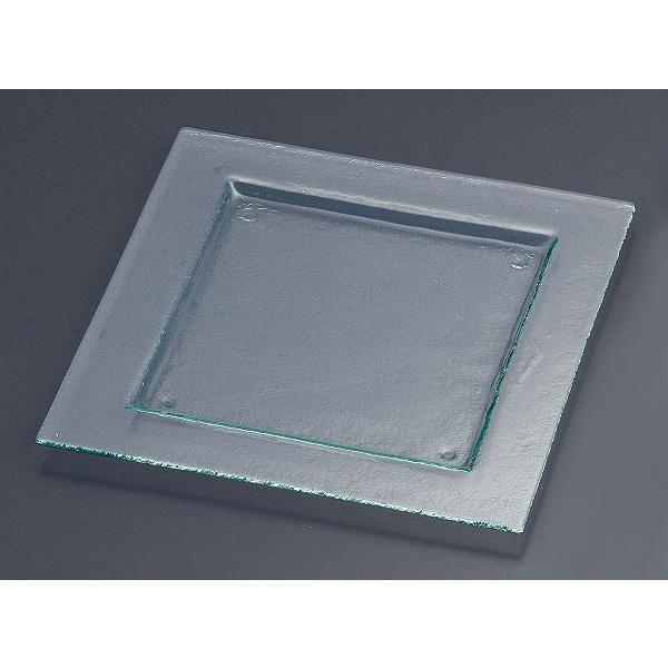 スクエアプレート タイガーグラス(Tigergrass) 161-192-01 RTI6401 スクエアトレー スクエアトレイ プレート トレー トレイ 角皿 食器 テーブルウェア 卓上用品 ガラスプレート ガラス kitchen tool...