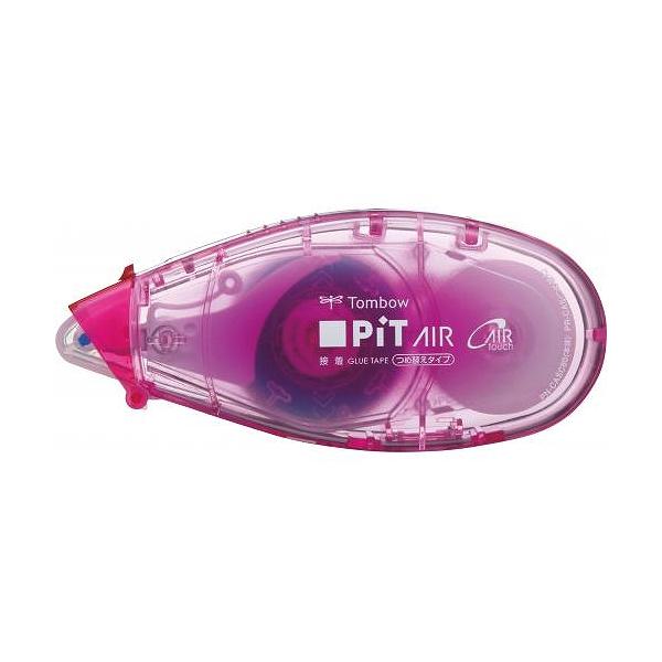 テープのり ピットエアーミニ トンボ(Tombow) PN-CASC80 20055 トンボ鉛筆 Pit 詰替式 詰替えタイプ のり 糊 接着剤 貼切用品 切貼用品 桃色 pink オフィス用品 事務用品 OA用品 文具 文房具 49019...
