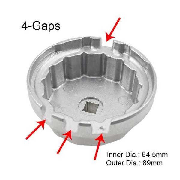 トヨタ TOYOTA トヨタ自動車 PRIUS CORALLA LEXUS CAMRYバリエーション: タイプ001:1 ピース A アルミニウム エンド キャップ オイルフィルター レンチ 適用: トヨタ プリウス カローラ RAV4 マ...