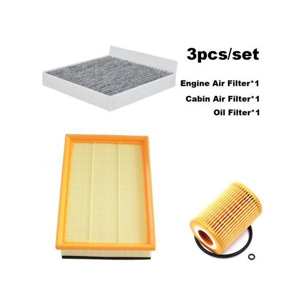 バリエーション: タイプ001:3ピース セット 3ピース フィルター セット 適用: 長城汽車 ポーア 2.0T 2021 2022 2023 GW4D20M ディーゼル エンジン キャビン エアコン エア オイル フィルター 11091...