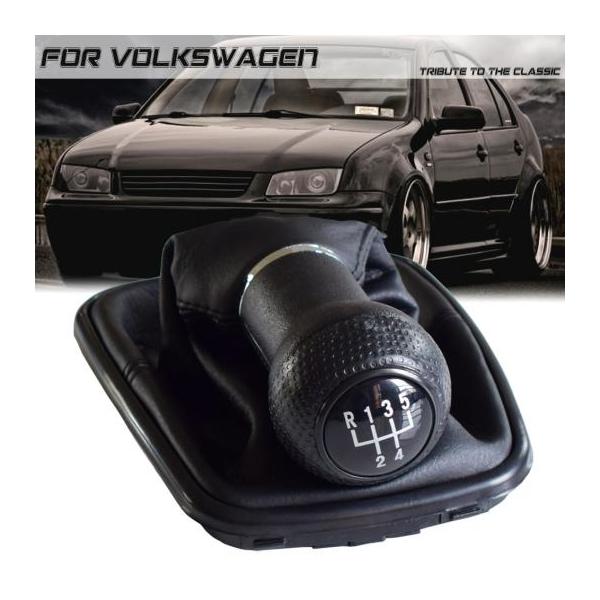 12mm ギア マニュアル シフト ノブ ハンド レバー 適用: 5/6速 フォルクスワーゲン VW 1999-04 MK4 IV GTI R32 ボーラ ジェッタ ゲートル ブーツ フォルクスワーゲン Volkswagen BORA Je...