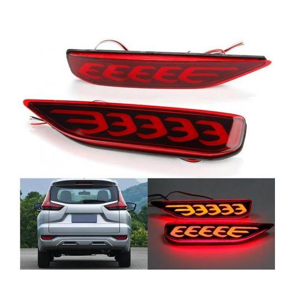 テールランプ テールライト フォグ ランプバリエーション: タイプ001:モデル2バリエーション2: タイプA:三菱 エクスパンダー 2017-2021 オールインLED 2017-2021 バンパー X-PANDER テールライト エクス...