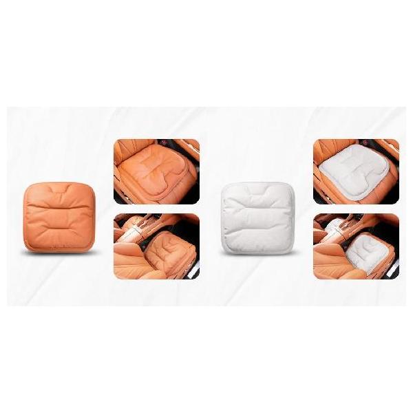 バリエーション: タイプ001:オレンジ クッションタイプ003:ホワイト クッション 滑り止め レザー クッション ユニバーサル ソフト 通気性 オールシーズン クッション コットン 通気性 オート シート クッション