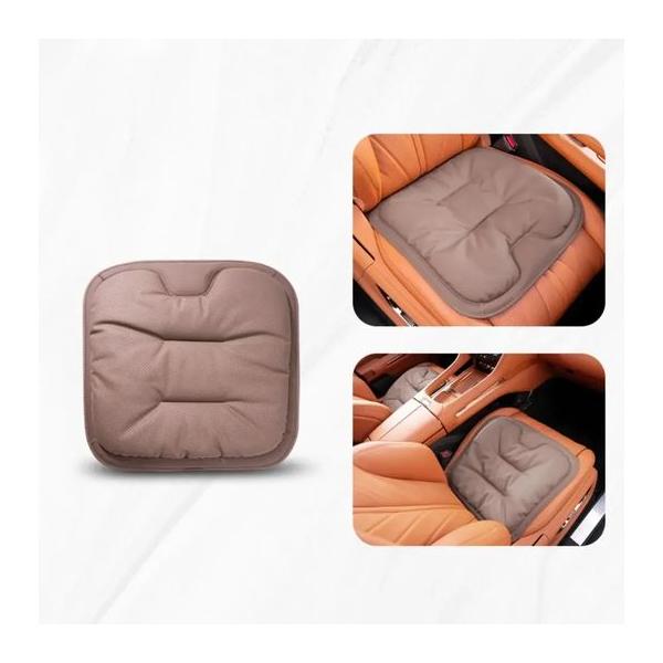 バリエーション: タイプ002:ブラウン クッション 滑り止め レザー クッション ユニバーサル ソフト 通気性 オールシーズン クッション コットン 通気性 オート シート クッション