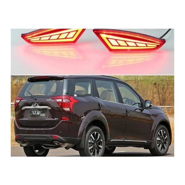 フォグ ランプ 適用: マヒンドラ/MAHINDRA M＆M XUV500 2018 2019 マルチファンクション LED リア フォグランプ バンパー ライト ブレーキ ライト リフレクター ナイト ランニング ランプ