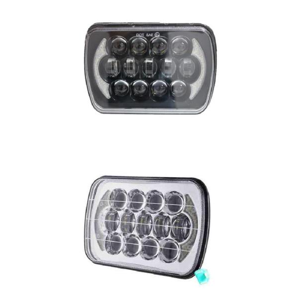 automobile motorcar オートモービル モーターカー カー 車 自動車 車両 ジープ/JEEP ヘッドランプ チェロキー CHEROKEE JEEP クライスラータイプ001:1 ブラックタイプ002:2 クローム 105W...