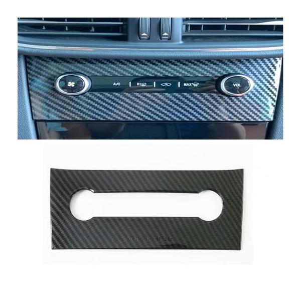 フォード FORD KUGA ESCAPEバリエーション: タイプ004:センター エアコン ボタン 適用: フォード/FORD クーガ エスケープ 2020-2022 2023 2024 カーボンファイバー エアコン 吹き出し口 装飾 エ...