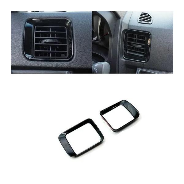 ダイハツ DAIHATSU ダイハツ工業バリエーション: タイプ010:サイド エアコン 適用: ダイハツ アトレー ハイゼット カーゴ 2022-2024 インテリア ピアノ ブラック エア エアコン 吹き出し口 ステッカー ドア ハンド...