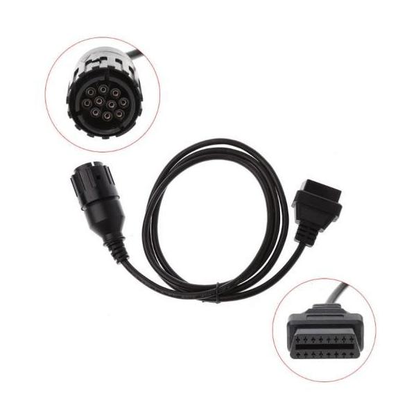 ケーブル ビーエムダブリュー ビーエムダブル ビーエム BMW 10ピン 16ピン OBD2診断 ケーブル アダプタ BMW ICOM Dオートバイ