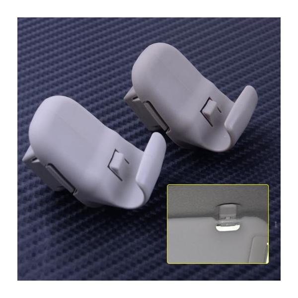 automobile motorcar オートモービル モーターカー カー 車 自動車 車両【バリエーション】タイプ001:グレータイプ002:サンド LC6269261B77 サン バイザー マウント クリップ フック アダプタ 適用: ...