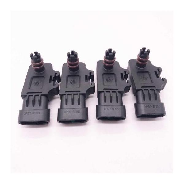 三菱 MITSUBISHI 三菱自動車 ミツビシ オペル OPEL シボレー CHEVROLET シヴォレー 4個 MAP センサー エア プレッシャー センサー インテーク センサー 28086011 12232201 5S12144 適...