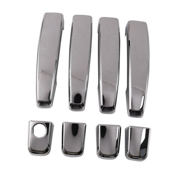 automobile motorcar オートモービル モーターカー カー 車 自動車 車両 シボレー CHEVROLET シヴォレー 銀 SILVER【カラー】 シルバー クロームドア ハンドル カバー 適用: 10-15 シボレー/CH...