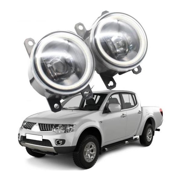 automobile motorcar オートモービル モーターカー カー 車 自動車 車両 フォグ ライト ランプ 三菱 MITSUBISHI 三菱自動車 ミツビシ デイタイム ランニング【バリエーション】タイプ001:ホワイト エンジェ...