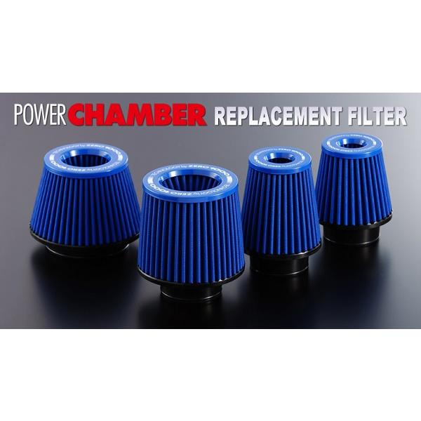 パワーチャンバー用交換フィルター ZERO-1000/零1000 POWER CHAMBER 青 BLUE Type2 タイプ2 パワー チャンバー ツー エアクリ エアー エア クリーナー フィルター REPLACEMENT FILTER...