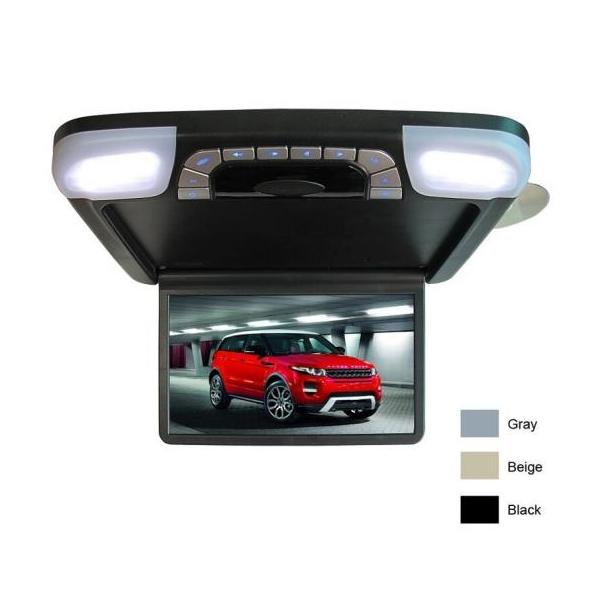 automobile motorcar オートモービル モーターカー カー 車 自動車 車両 黒 BLACK 灰 GRAY BEIGE【カラー】 ブラック グレー ベージュ DC12V バス 14.1 ルーフ マウント LCD TFT モニ...