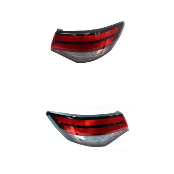 テールランプ SYLPHY テールライトバリエーション: タイプ003:1ピース 右 アウトサイドタイプ004:1ピース 左 アウトサイドバリエーション2: タイプA:日産 シルフ 2020-2021 1ピース バルブなし バルブなし 1ピ...