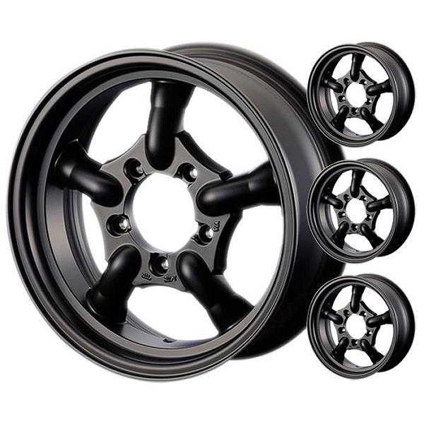 【ご確認ください！】こちらの商品はお支払いを代引きにする事ができません。 ホイール モーターファーム/Motor Farm もーたーふぁーむ ジェイ トラッド アルミホイール ALUMINUM WHEEL MAT BLACK 黒 16INC...