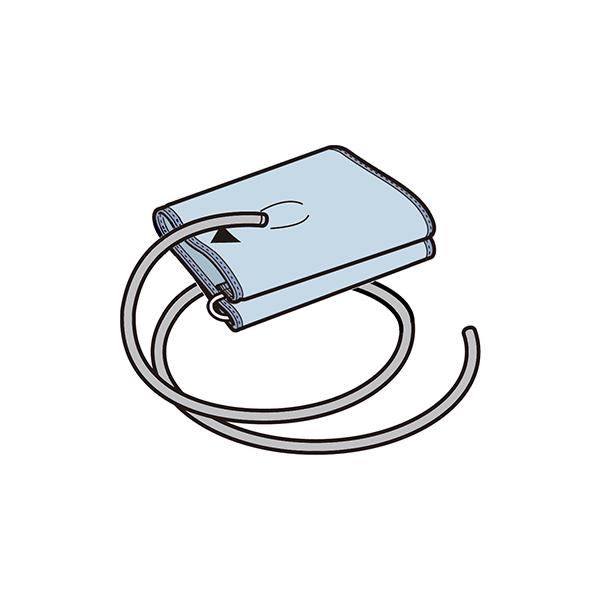血圧計用腕帯 オムロン/OMRON おむろん 血圧測定器 交換用 オプション わんたい 腕ベルト カフ 細うで用 HEM-CS24 4975479408175