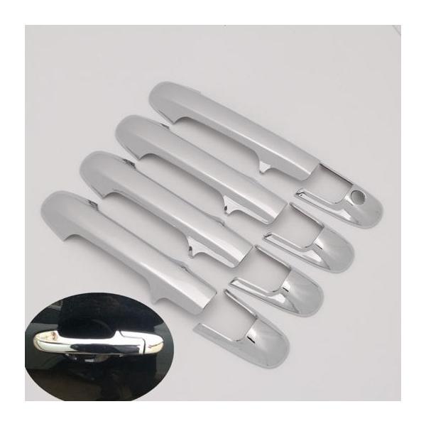 automobile motorcar オートモービル モーターカー カー 車 自動車 車両 銀 SILVERカラー: シルバー カーボンファイバー ブラック サイド ドア ハンドル インテリア カバー トリム 適用: BYD F6 200...