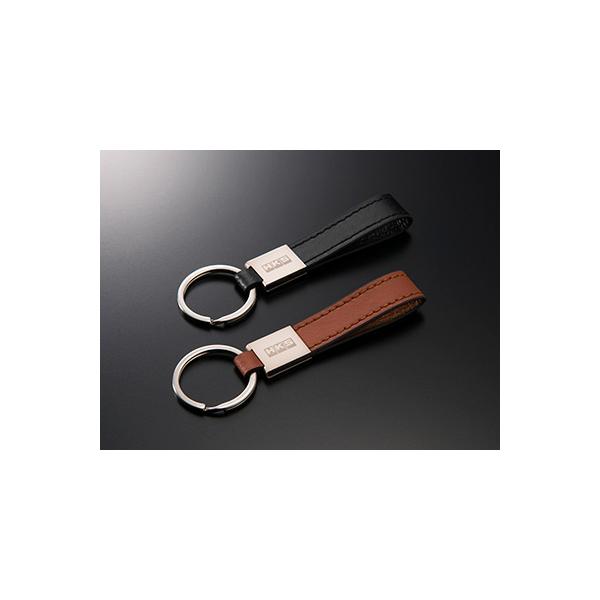 レザーキーリング HKS エッチ・ケー・エス エッチケーエス エイチケーエス えいちけーえす LEATHER KEYRING CAMEL キーホルダー プレミアムグッズ 茶色