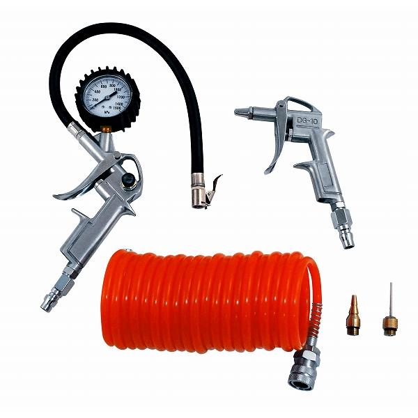 エアツール5点セット 新潟精機 DIY製品 エアパーツ アクセサリ NIIGATASEIKI 4975846874886