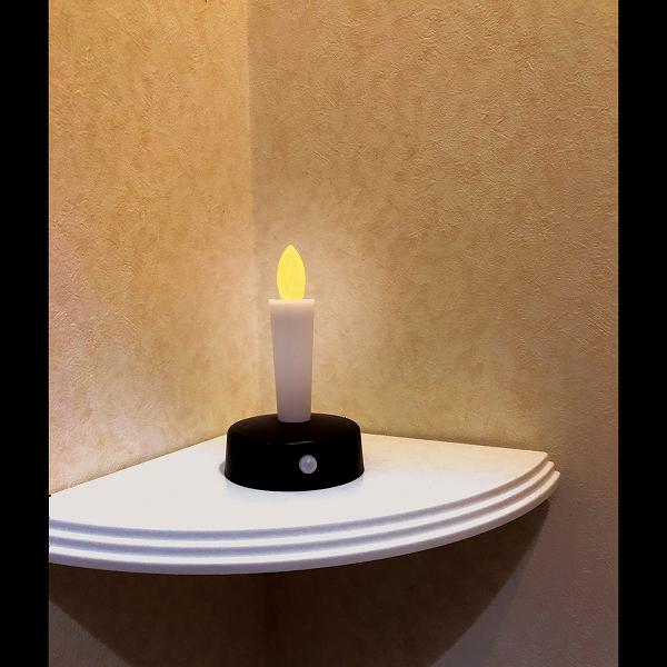 ミニセンサーライト リーベックス/REVEX ライト 自動点灯 安心 安全 便利 防犯 非常灯 オレンジ 人感センサー キャンドル 置き型 仏壇 神棚 LEDライト付 防犯機器 安全機器 介護 老人対策器具 照明器具 ノベルティ・ギフト用品...