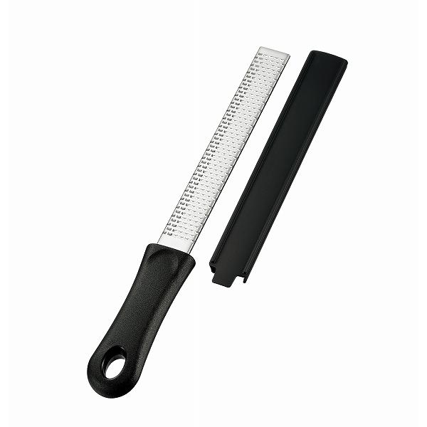 シャープグレーター プログレード Pro grade ぷろぐれーど 下村工業 削り器 おろし器 粉チーズ 薬味おろし エッチング刃 しょうがおろし レモン ライム 柑橘類 ヘラ かき出し カバー付き ステンレス 日本製 SHIMOMURA ...