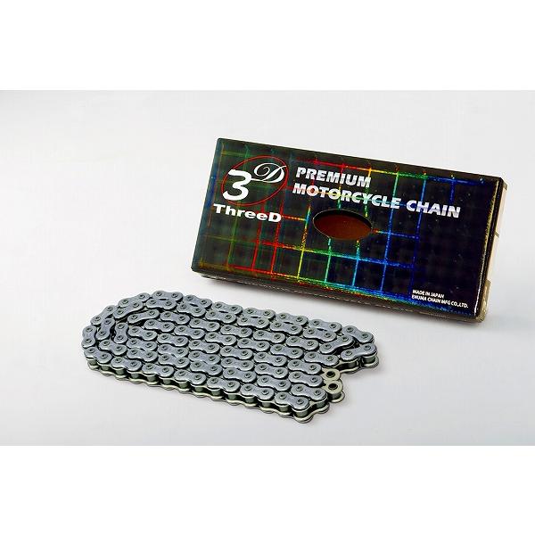 レーシングチェーン EKチェーン/江沼チェーン 520MX/3D CR;- EK CHAIN エヌマチェーン バイクチェーン チェーン ドライブチェーン バイク用チェーン モーターサイクル用チェーン Non seal chain スリードノ...
