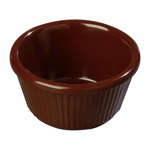 フルーテッドラメキン CARLISLE(カーライル) S287 PLM3502 かーらいる ラメキン フルーテッド 小鉢 豆鉢 テーブルウェア 卓上用品 洋食器 食器 食洗機 洗浄機 メラミン 茶 かーらいる kitchin tool キッ...