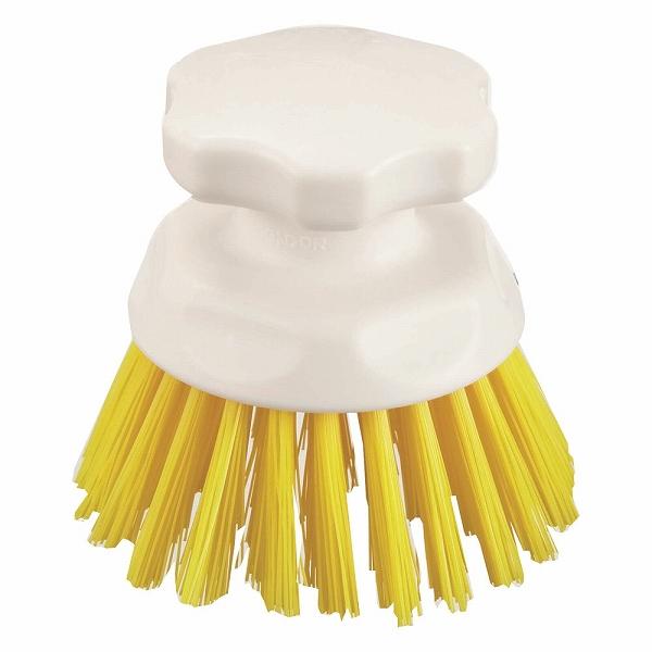 ハンドブラシ CONDOR(コンドル) 山崎産業 こんどる グリップ ブラシ 洗浄 クリーニング用品 クリーニング作業 色分け HACCP ハサップ 黄 kitchin tool キッチンツール キッチン用品 キッチングッズ 調理器具 調理...