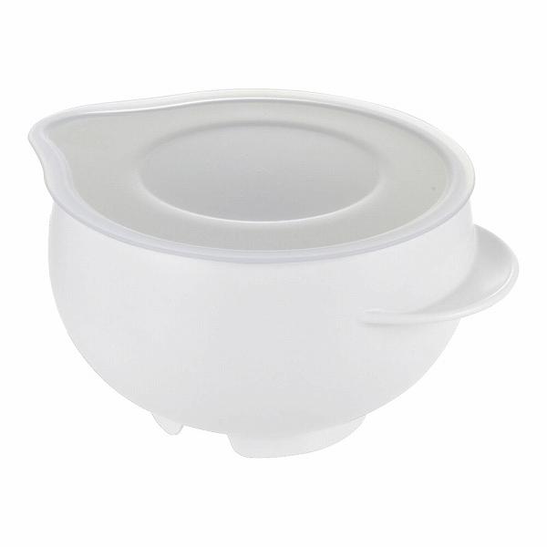 らくチンお料理ボウル たれーぬ リッチェル(Richell) 16990-2 ATL5001 お料理ボウル お料理ボール 調理用ボウル 調理用ボール ミキシングボール ボール ボウル 蓋付き 蓋 ふた フタ 持ち手 注ぎ口 電子レンジ レン...