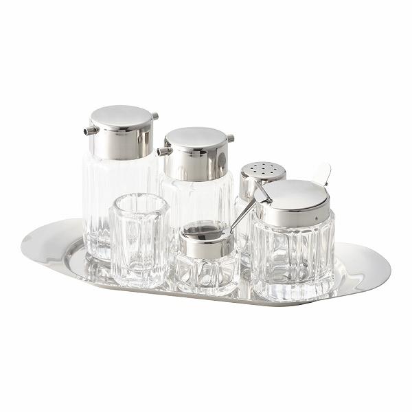 カスターセット エムタカ(Emutaka) カスター台 カスタートレー カスタートレイ 調味料トレー 調味料トレイ 卓上トレイ 卓上トレー スパイストレイ スパイストレー カスター トレー トレイ 卓上備品 テーブルウェア 卓上用 正油入れ...