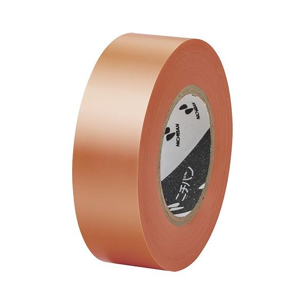 ビニールテープ ニチバン(Nichiban) VT-1918 03676 作業用品 制服 梱包テープ 養生テープ ブラウン BROWN ビニール紐 ビニールひも オフィス用品 事務用品 OA用品 文具 文房具 4987167002794